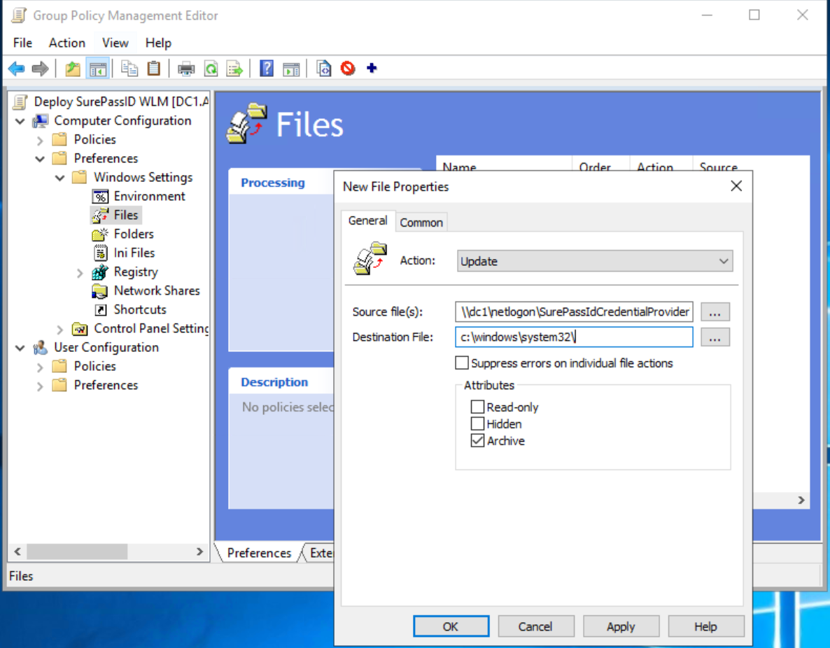 How to deploy SurePassID Windows Login Manager (WLM) via script or Windows Active Directory ...